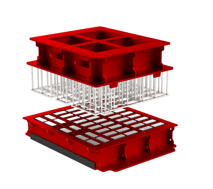 Concrete Block&interlock Molds - HAMDAN MACHINES